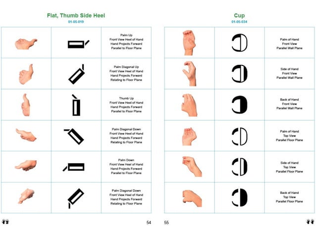 American Sign Language Hand Symbols SignWriting Manual | PPT