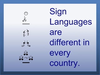 SignWriting: Sign Languages Are Written Languages! | PPT