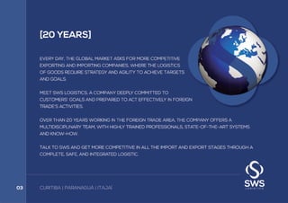 Presentation SWS Logistics / English | PPT