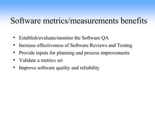 Sw Software Metrics | PPT