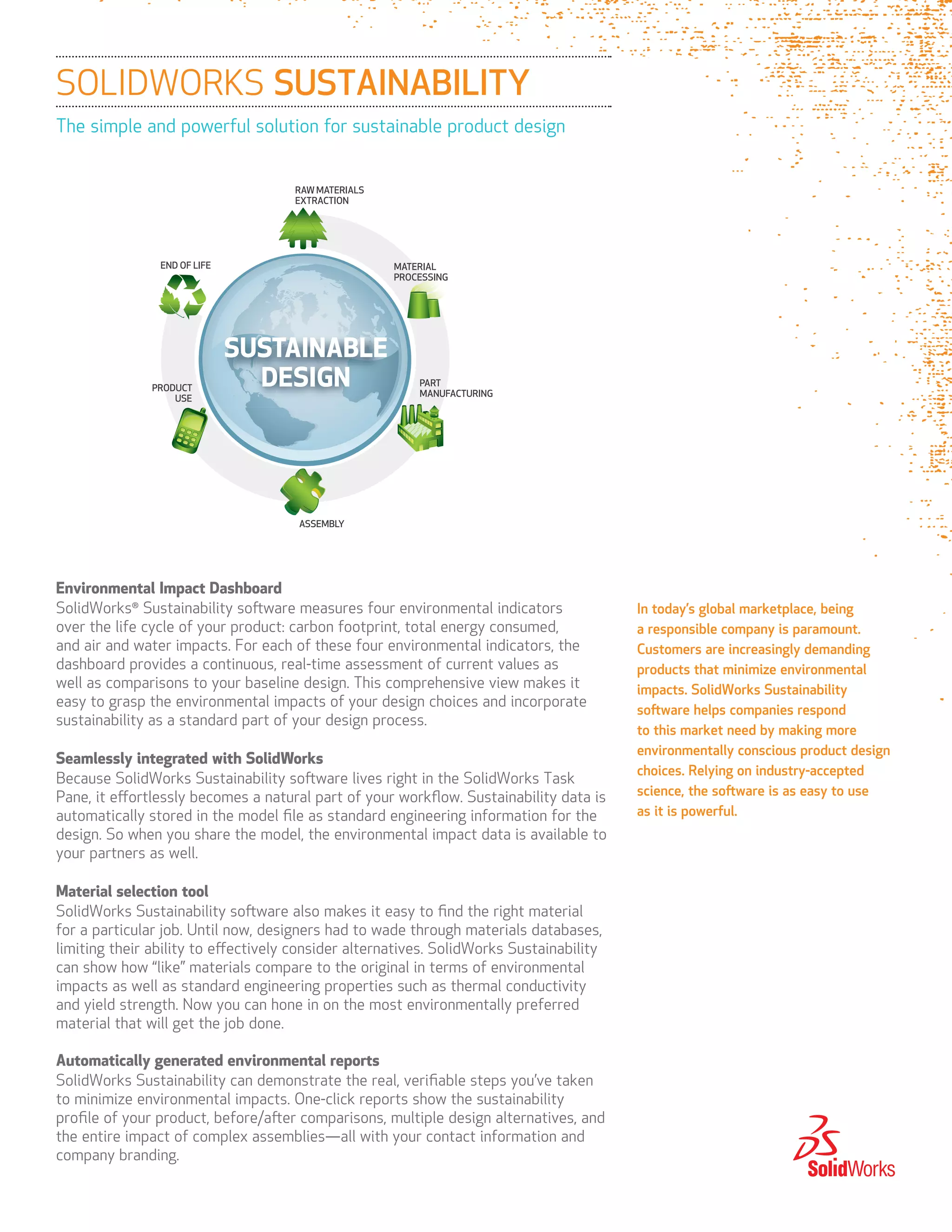 SolidWorks Sustainability 2011 | PDF