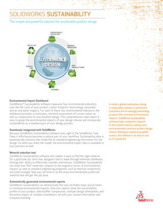 SolidWorks Sustainability 2011 | PDF