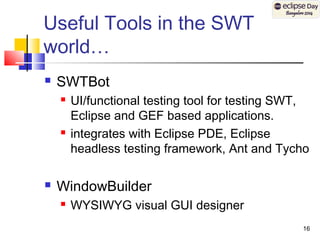 SWT - Technical Deep Dive | PPT