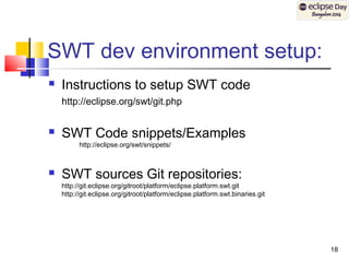 SWT - Technical Deep Dive | PPT