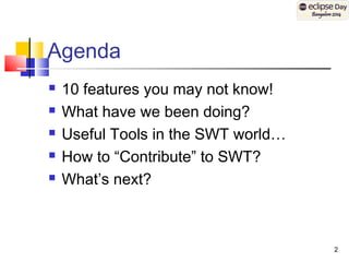 SWT - Technical Deep Dive | PPT