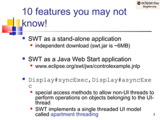 SWT - Technical Deep Dive | PPT
