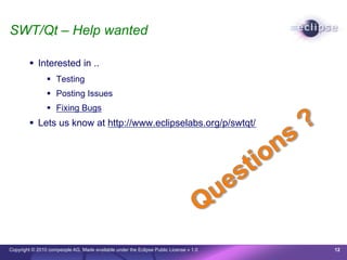 Swt qt ese2010 | PPT