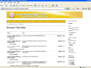 SWU e-Journals | PDF