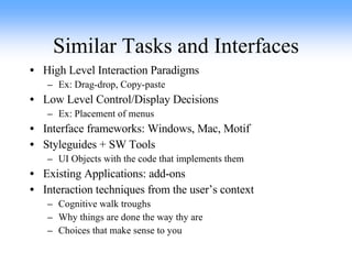 Sw User Interface Design Evaluation | PPT