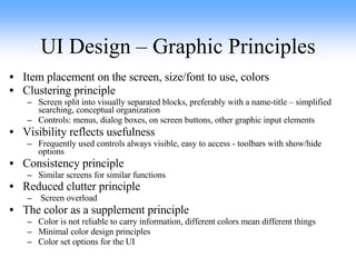 Sw User Interface Design Evaluation | PPT