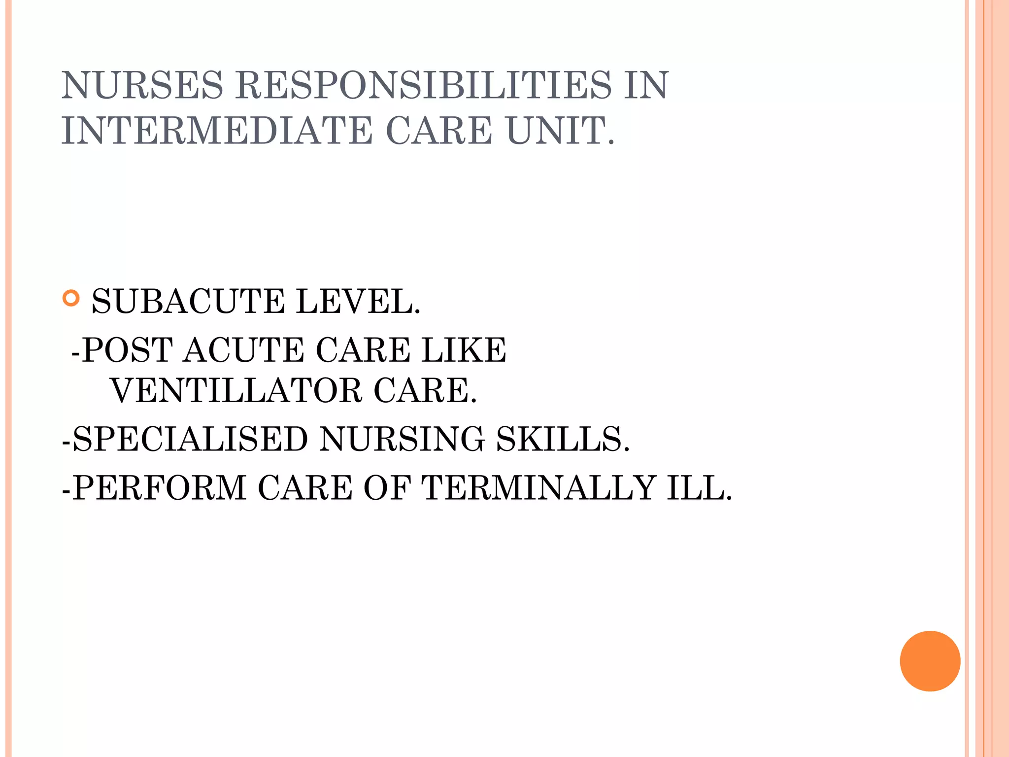 Progressive patient care | PPT
