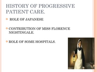 Progressive patient care | PPT