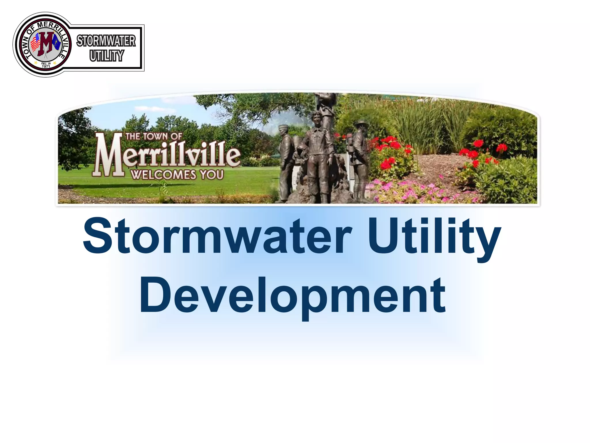 Storm Water Utility Dev. and Master Plans | PPT