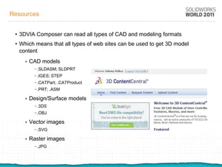 3DVIA Composer for Assembly Instruction Storyboards | PPT | Free Download
