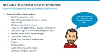 Will ServerLess kill containers and Operations | PPT