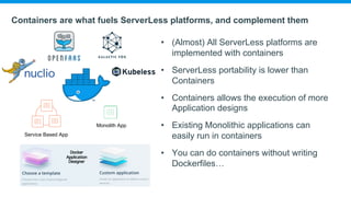 Will ServerLess kill containers and Operations | PPT