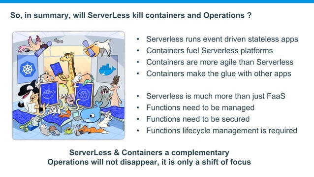 Will Serverless Kill Containers And Operations Ppt