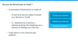 Will ServerLess kill containers and Operations | PPT