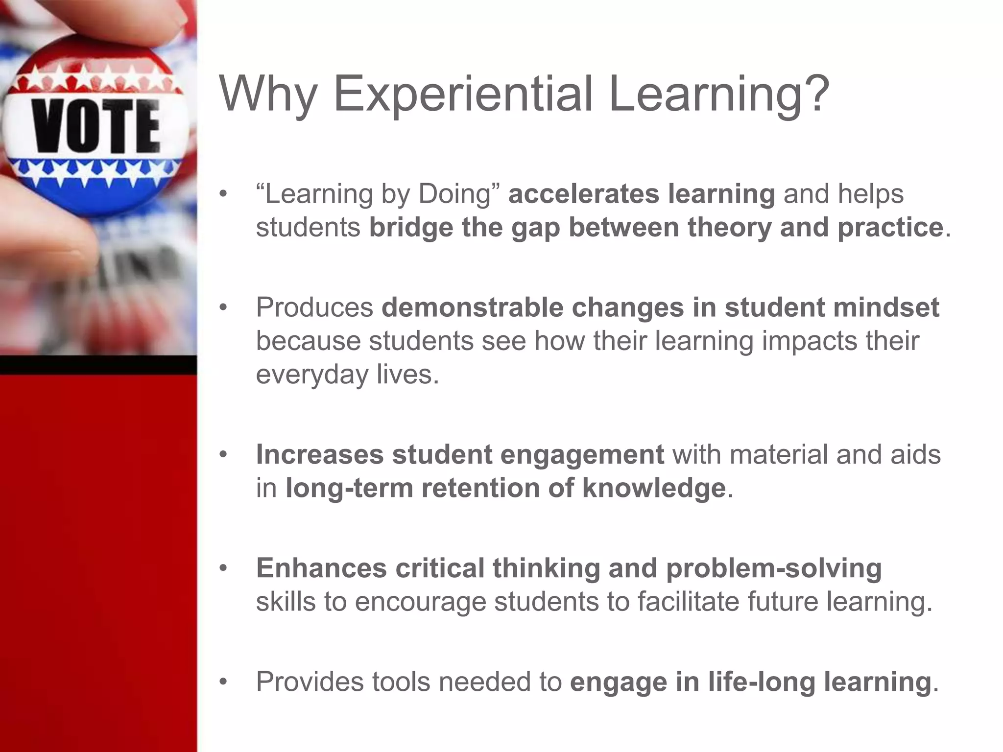 SXSW EDU: Election 2020, Experiential Learning & You | PPT