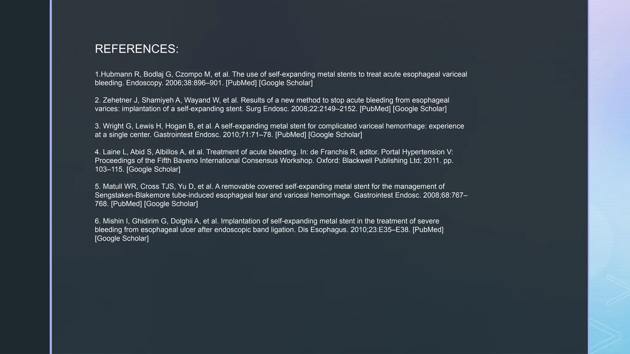 SX-Ella Danis stent in massive upper gastrointestinal bleeding.pptx