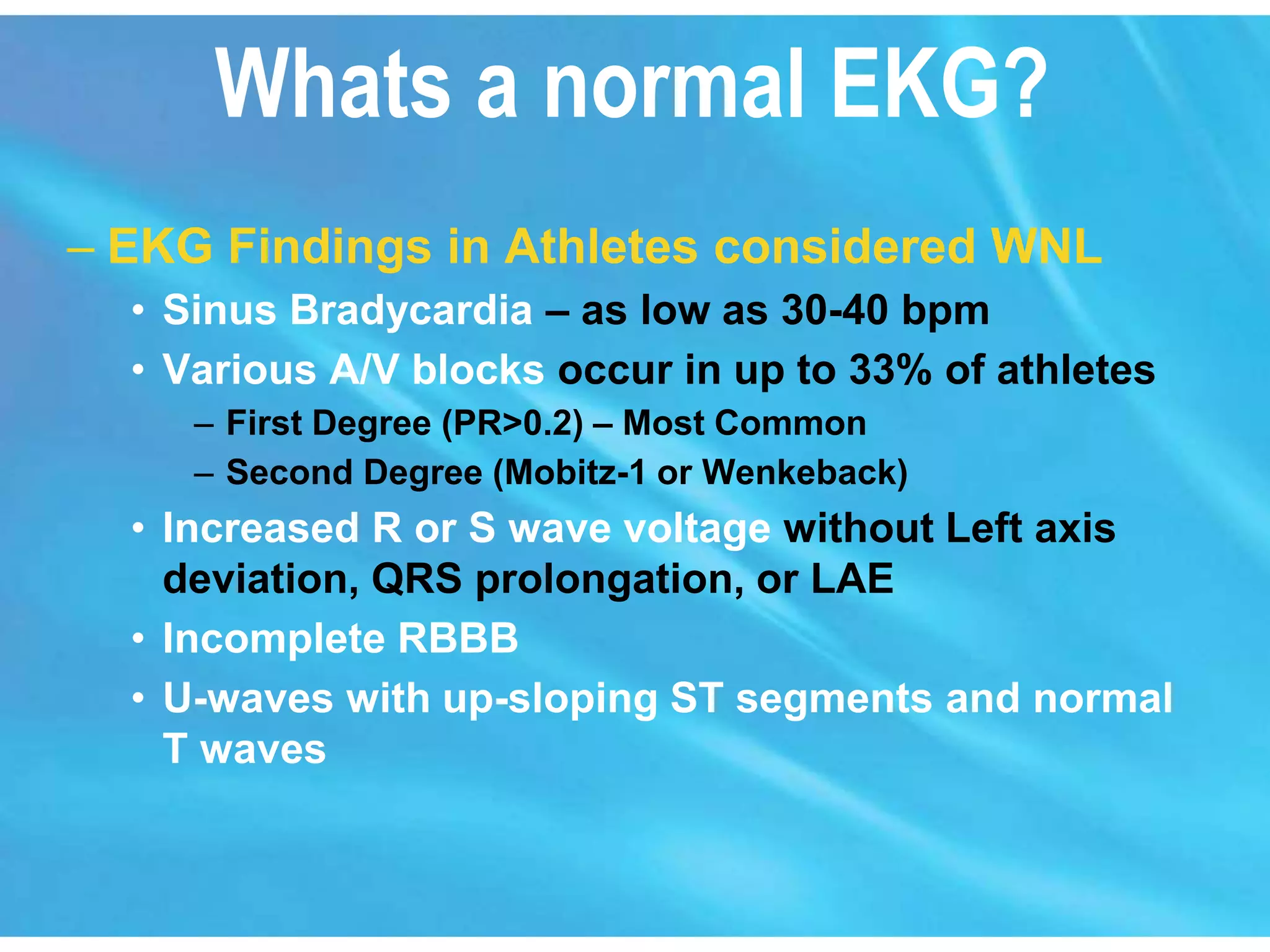 Cardiac screening high school athletes | PPTX