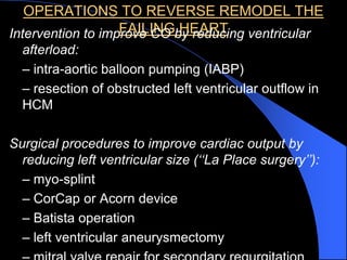 SURGICAL MANAGEMENT OF HEART FAILURE | PPTX