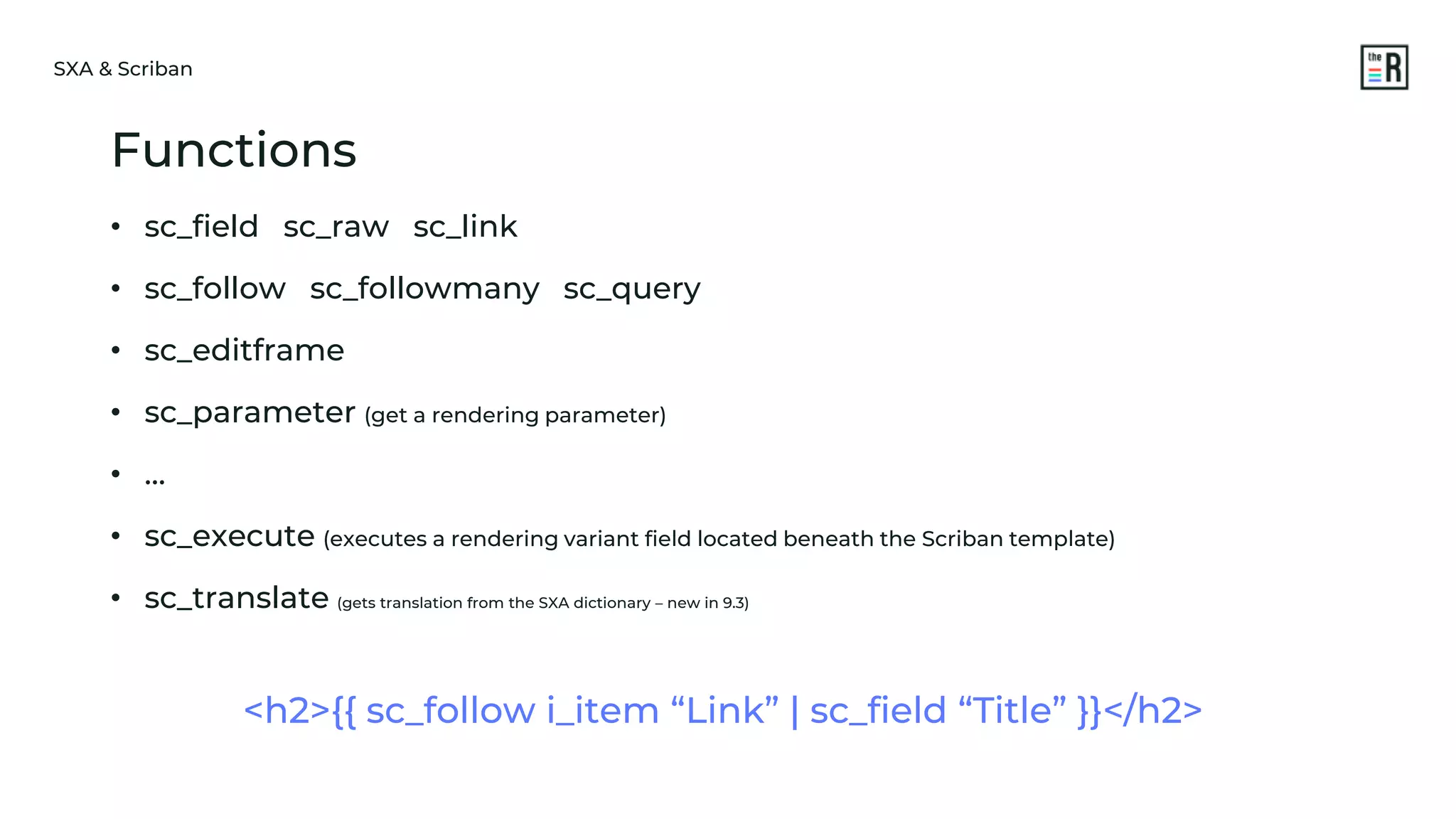 The ultimate SXA variants guide: to Scriban and beyond | PPTX