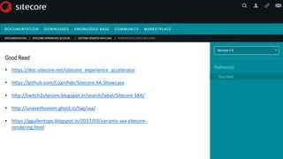 SXA in action | PPTX