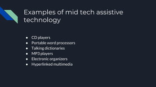 Assistive technology | PPTX