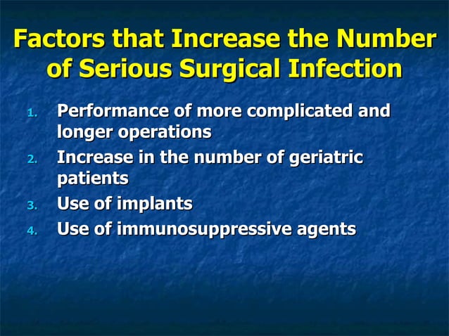 Surgical infections | PPT