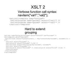 SXML: S-expression eXtensible Markup Language | PPT | Free Download