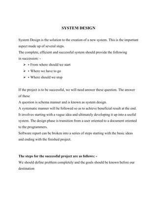 Project report | PDF