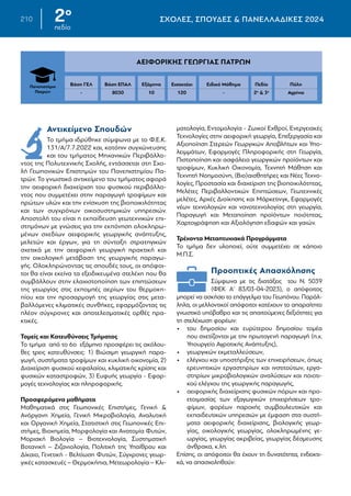 Σχολές, Σπουδές & Πανελλαδικές 2024_2 | PDF