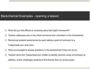 Sxsw.backchannel | PPT