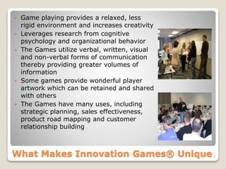 Games for Process and Product Improvement | PPTX