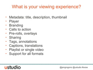 SXSW 2014: McLuhan and the 5 Ps of Video. Huh? | PPT