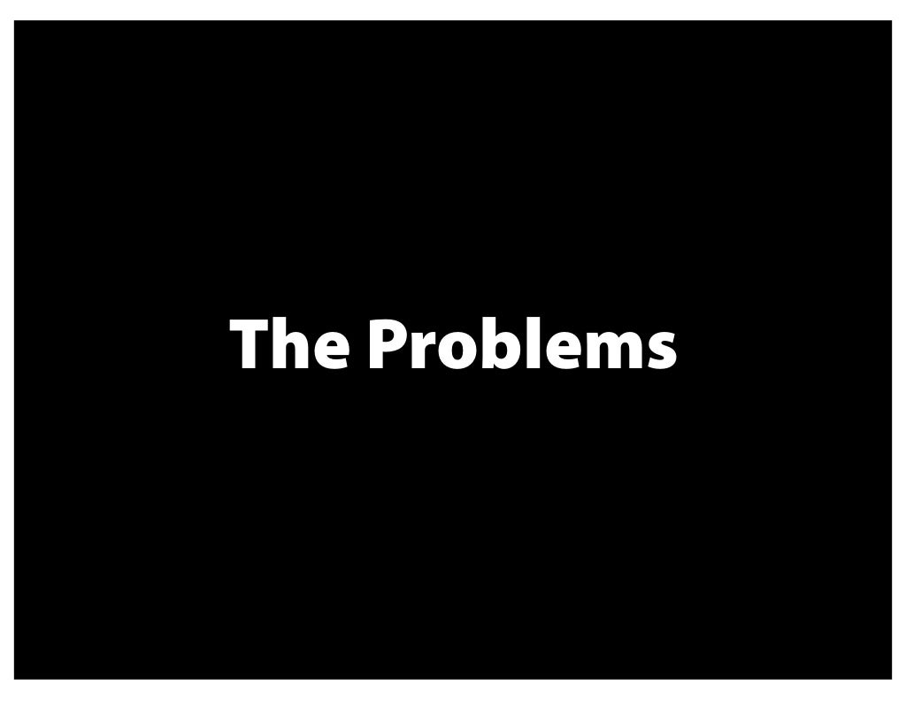 The Problems