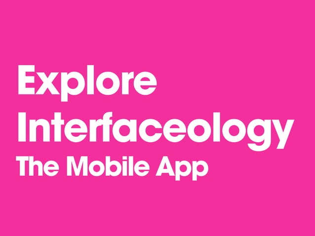 Interfaceology – A Design Language for Tangible and Ambient Interfaces.