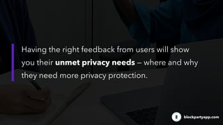 Designing for privacy: 3 essential UX habits for product teams | PDF ...