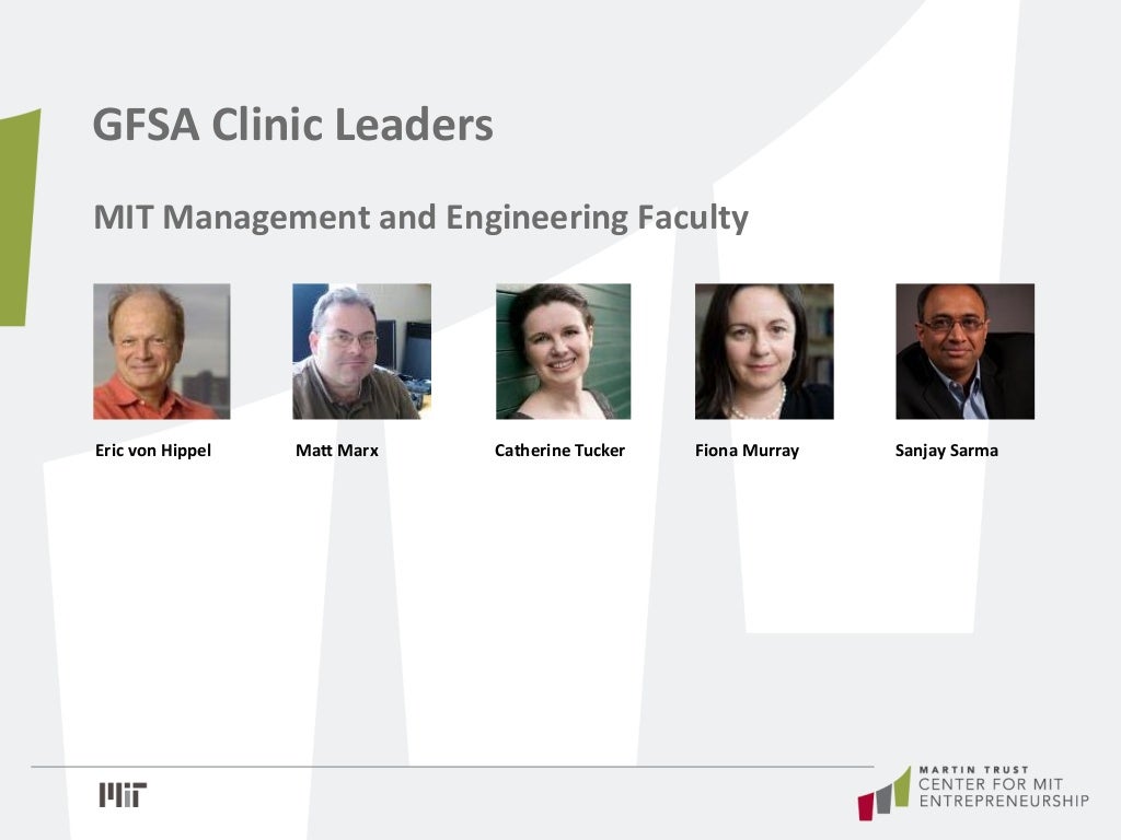 GFSA Clinic Leaders MIT Management