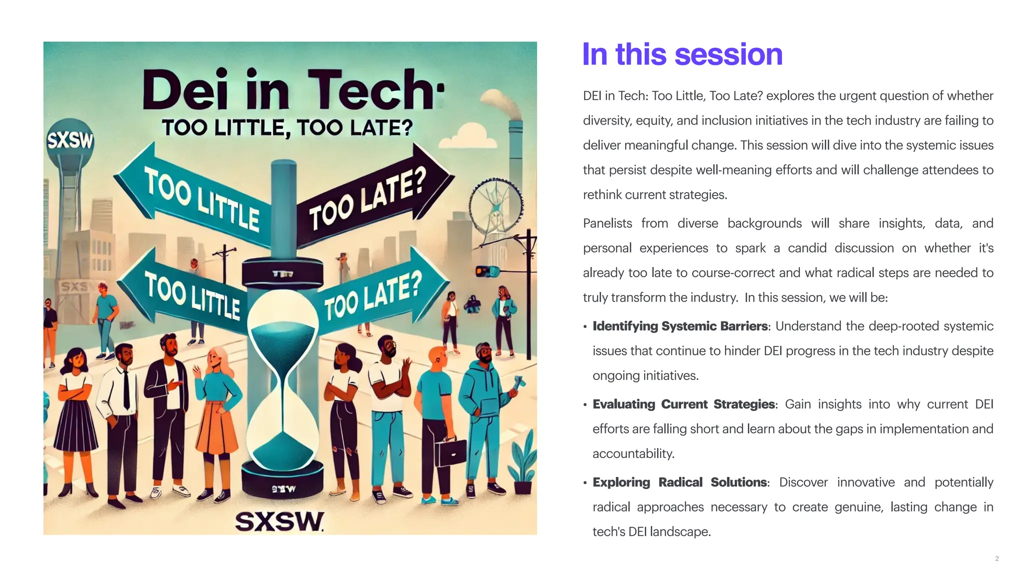 SXSW 2025 - Proposal: DEI in Tech, Too Little, Too Late.pdf