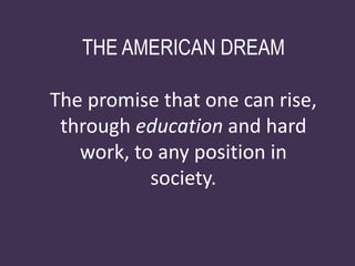 Economic Mobility Through Education | PPTX
