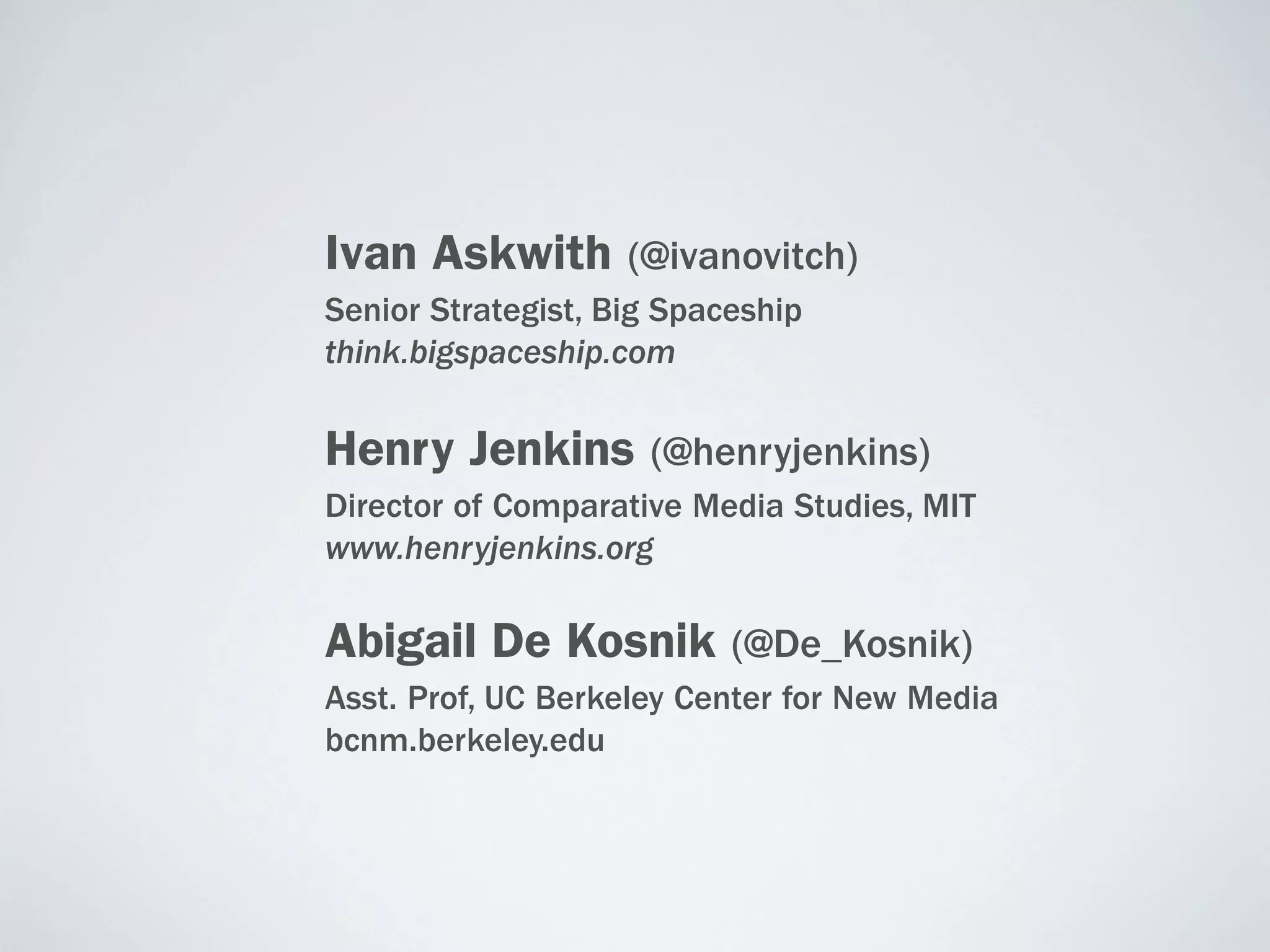 Engagement 1.0 - Understanding Fan Interaction | PPT