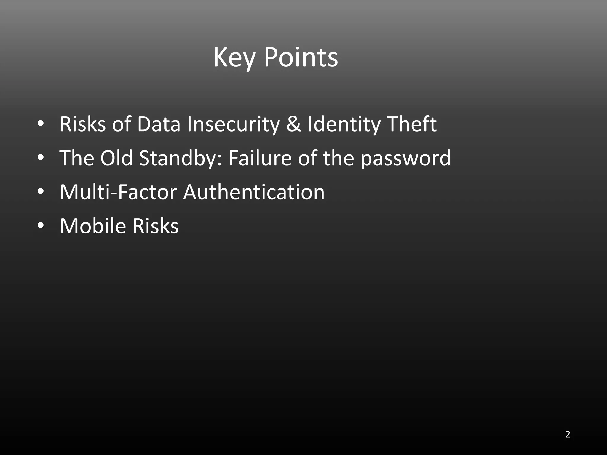 Personal Data Security in a Digital World | PPT