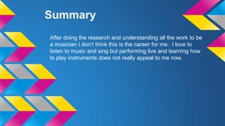 Career research presentation! | PPT