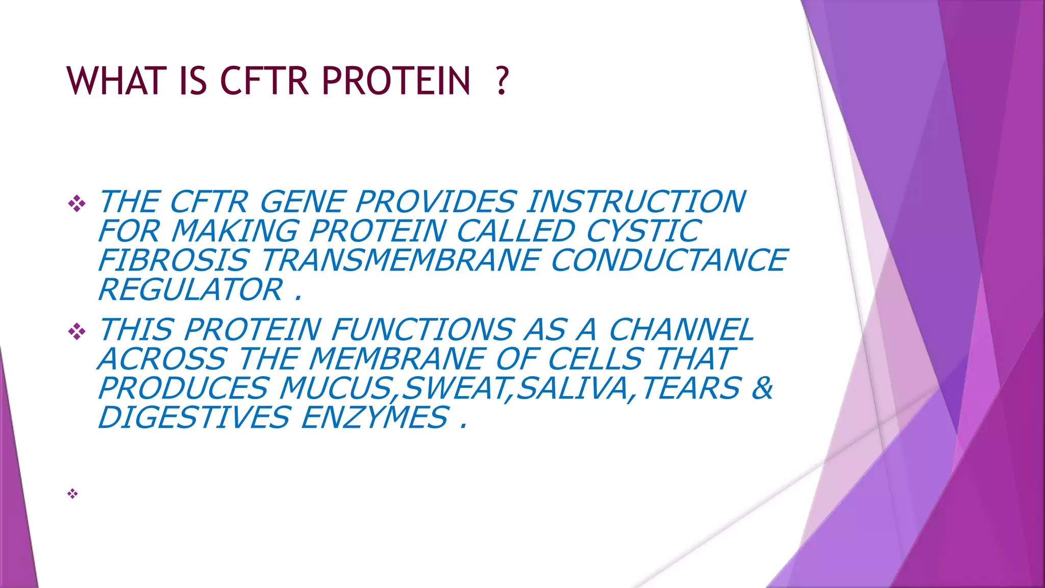 cystic fibrosis | PPT