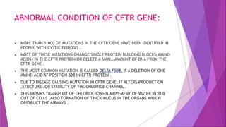 cystic fibrosis | PPT