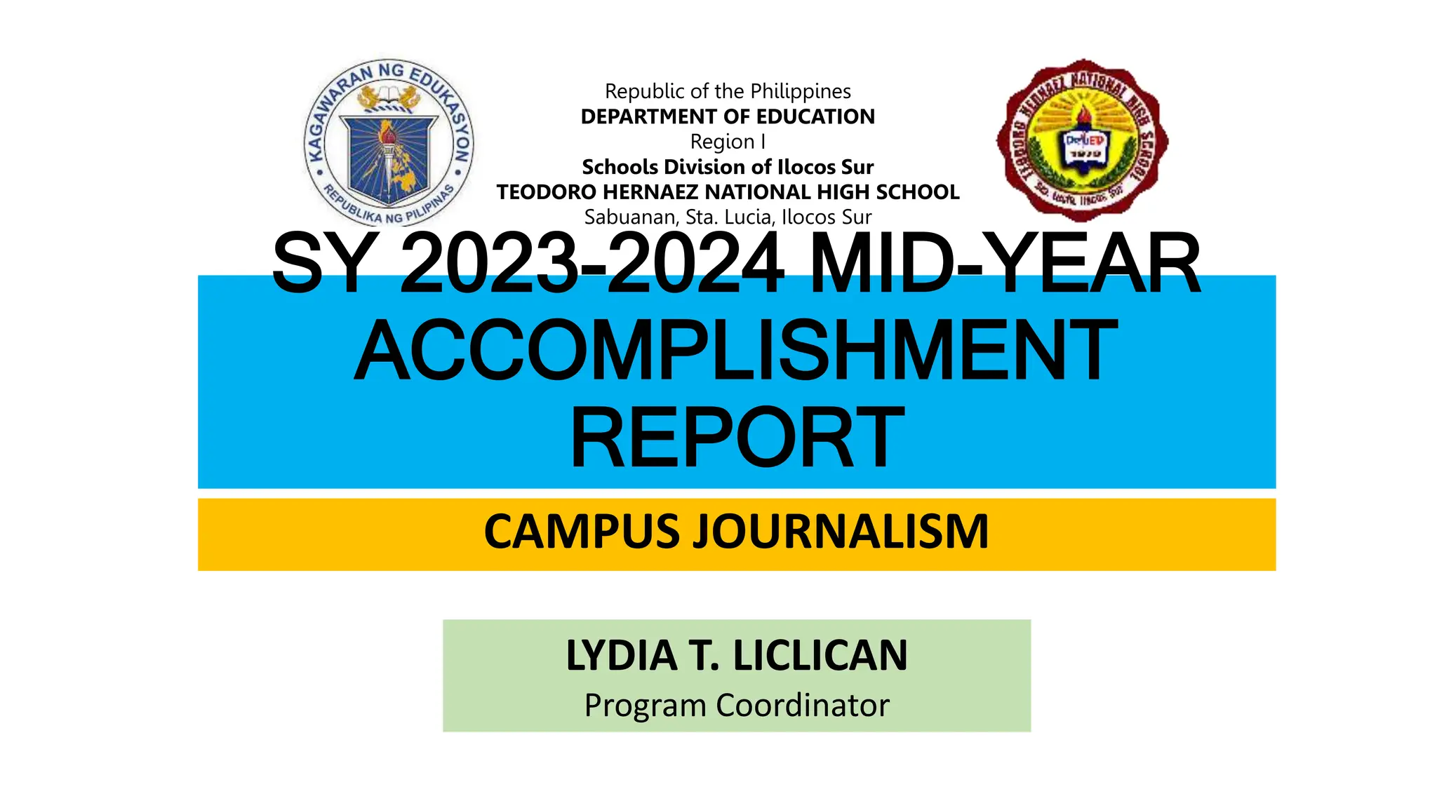 SY-2023-2024-MID-YEAR-ACCOMPLISHMENT-REPORT.pptx | Science