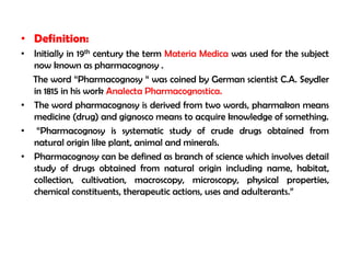 SY - Pcog I - Introduction of pharmacognosy-123.pdf