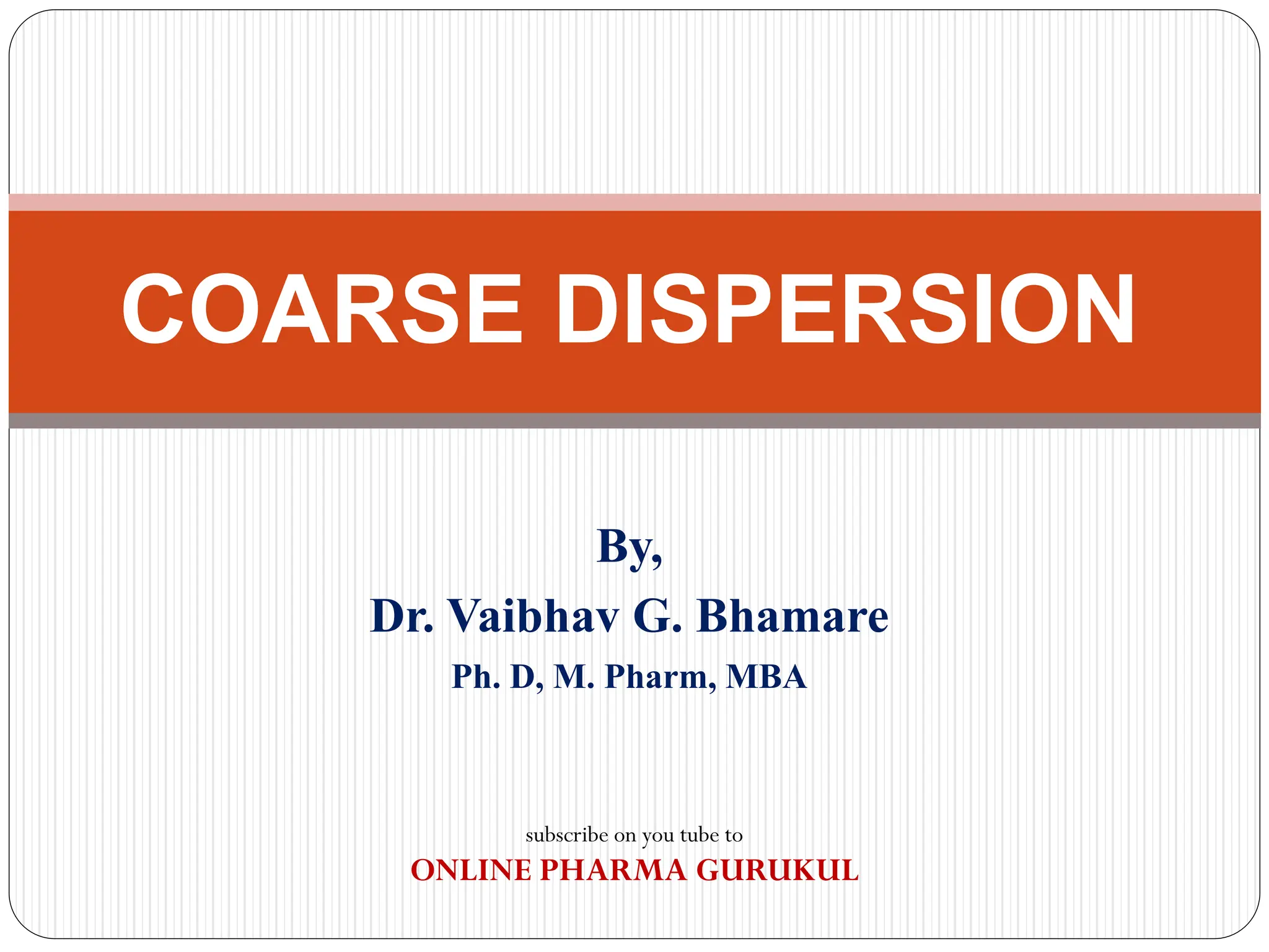 SY - PP II - Coarse Dispersion.pdf